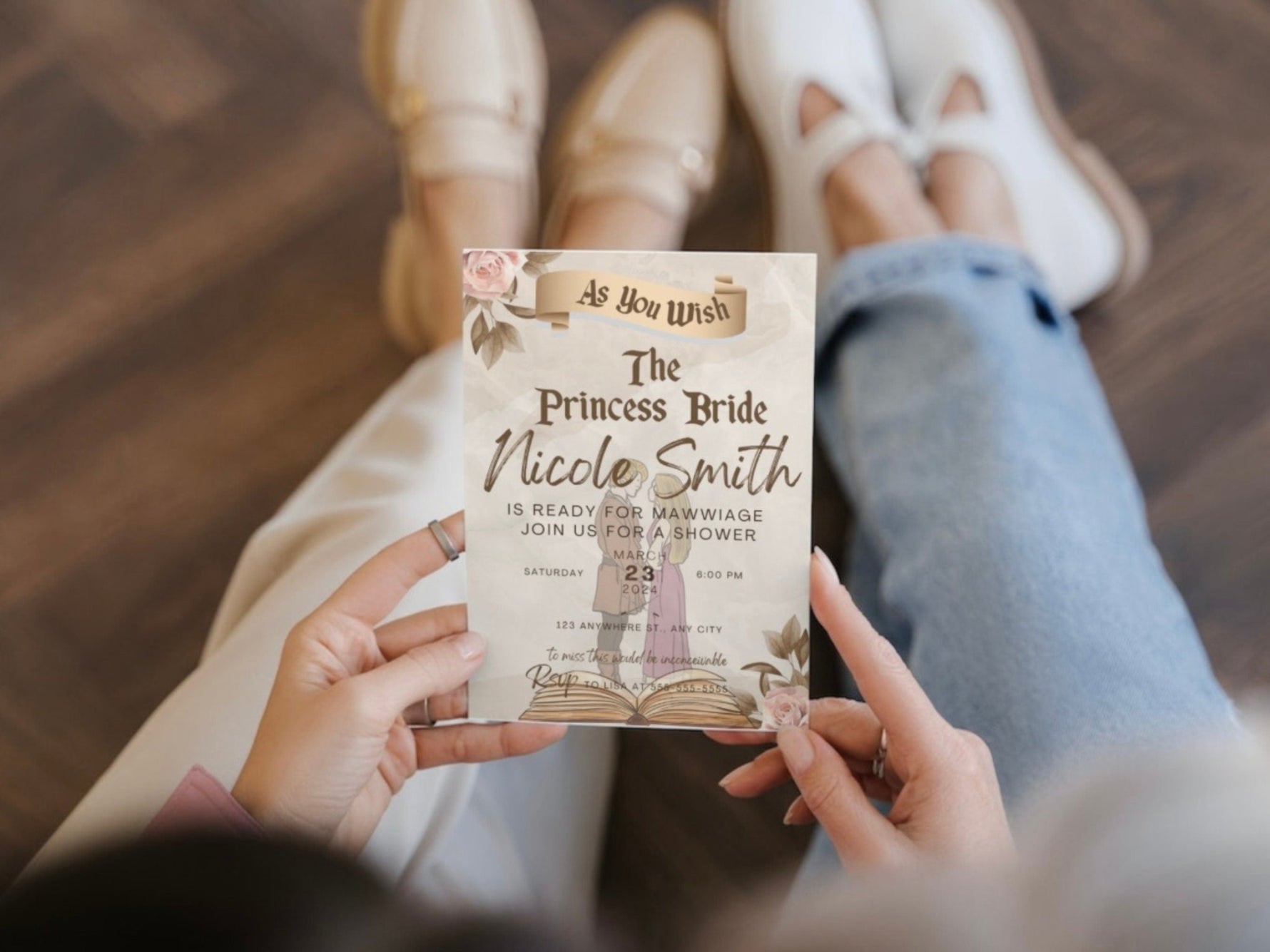 The Princess Bride Bridal Shower Invitation, The Princess Bride themed ...